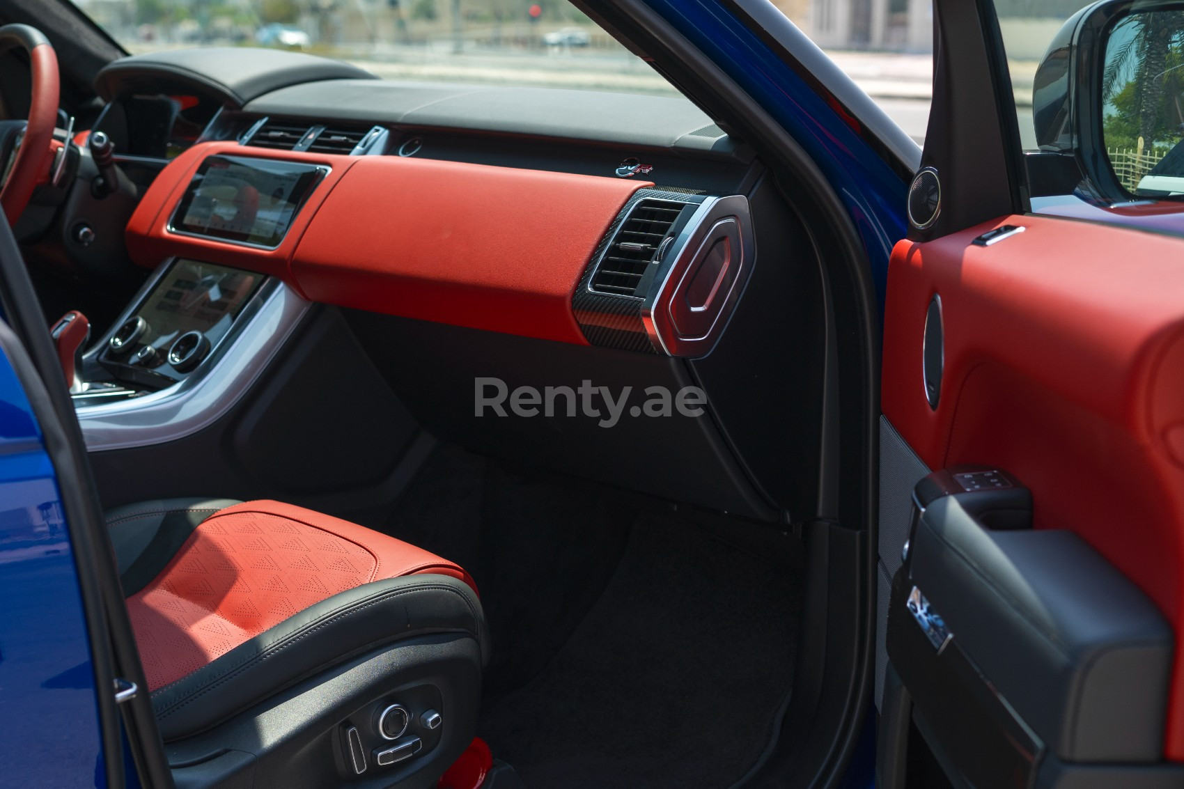 Rent a Range Rover SVR (Blue), 2019 ID-02725, in Dubai - Renty.ae