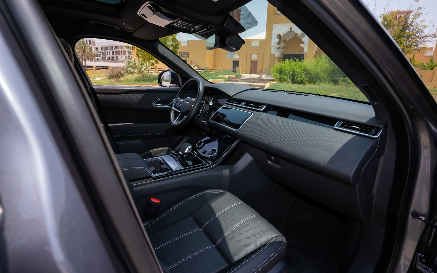 Rent a Range Rover Velar (Dark Grey), 2022 ID-05977, in Dubai - Renty.ae