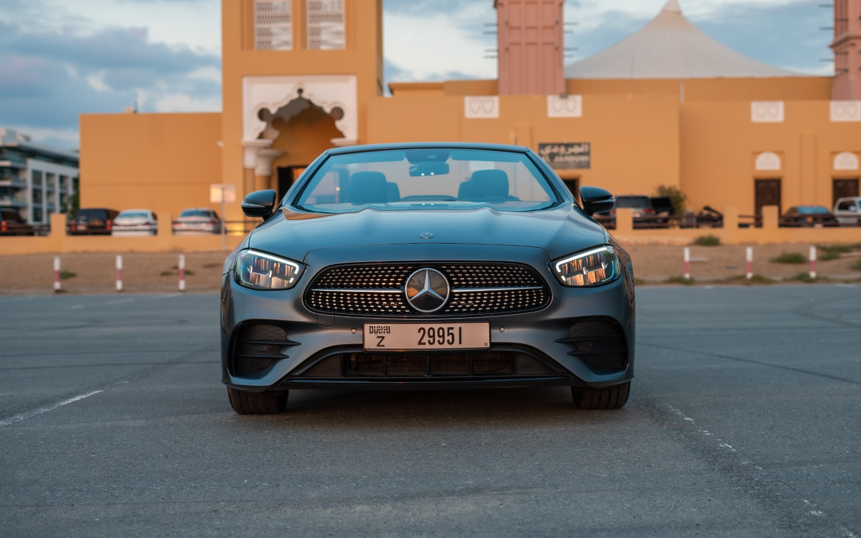 Rent a Mercedes E200 Cabrio (Dark Grey), 2022 ID-05263, in Dubai - Renty.ae
