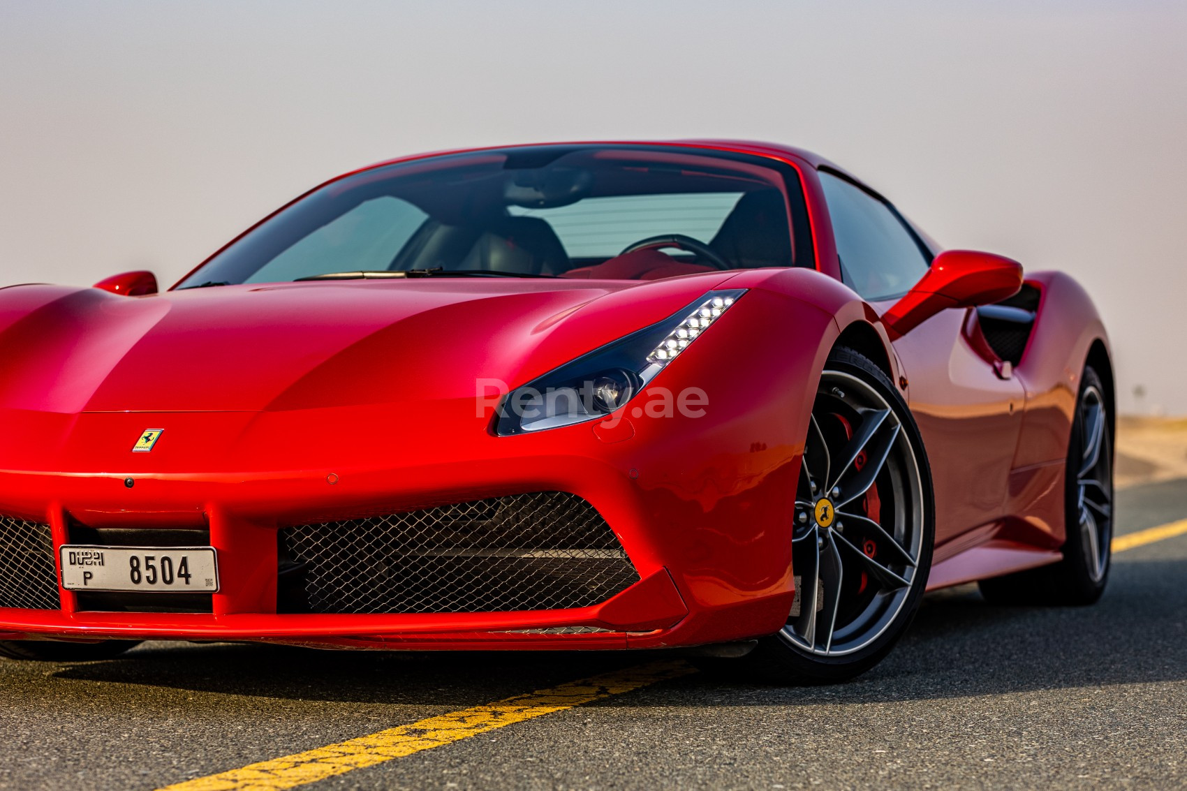 Rent a Ferrari 488 Spider (Red), 2020 ID-04115, in Dubai - Renty.ae