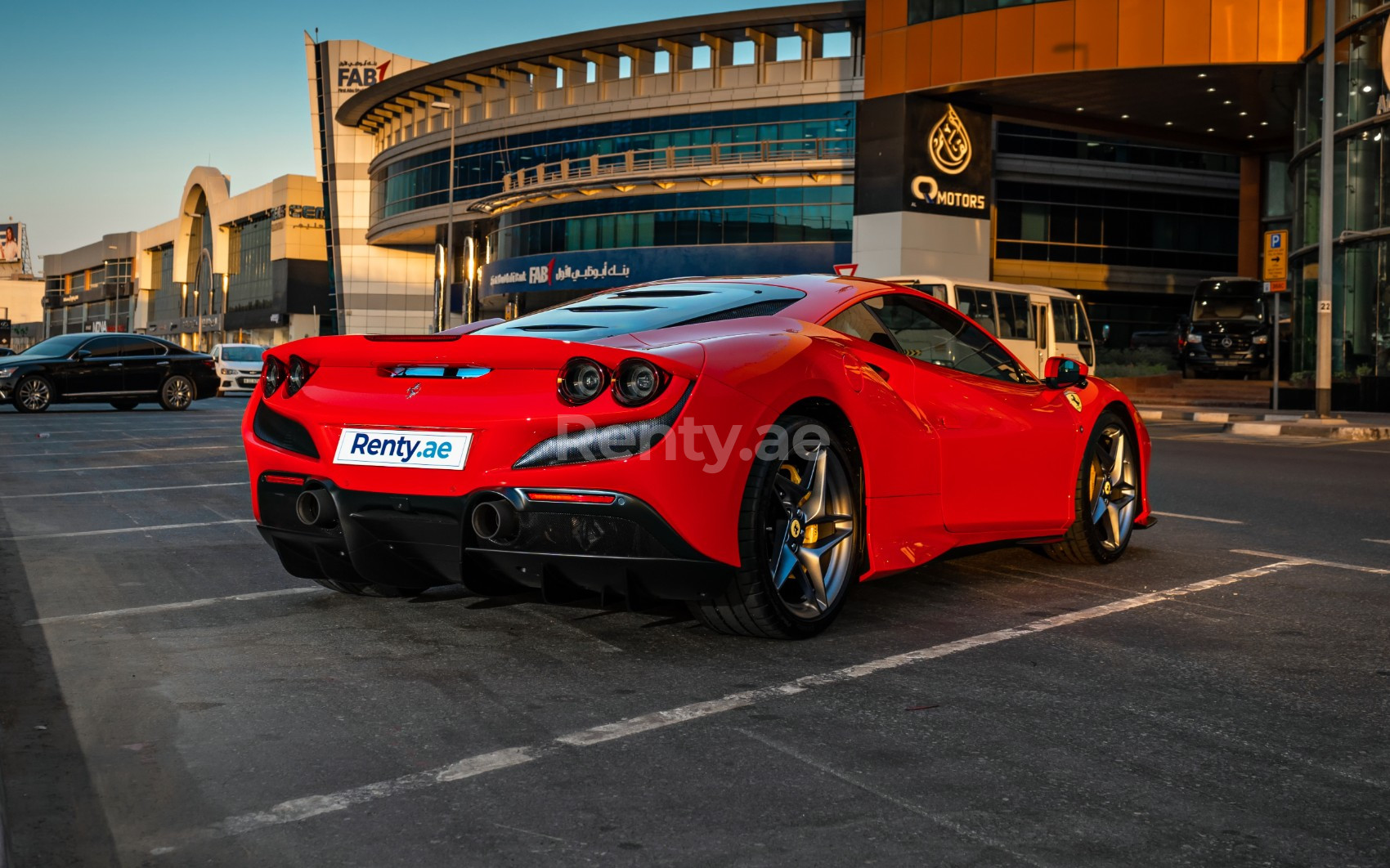 Rent a Ferrari F8 Tributo Spider (Red), 2021 ID-03517, in Dubai - Renty.ae