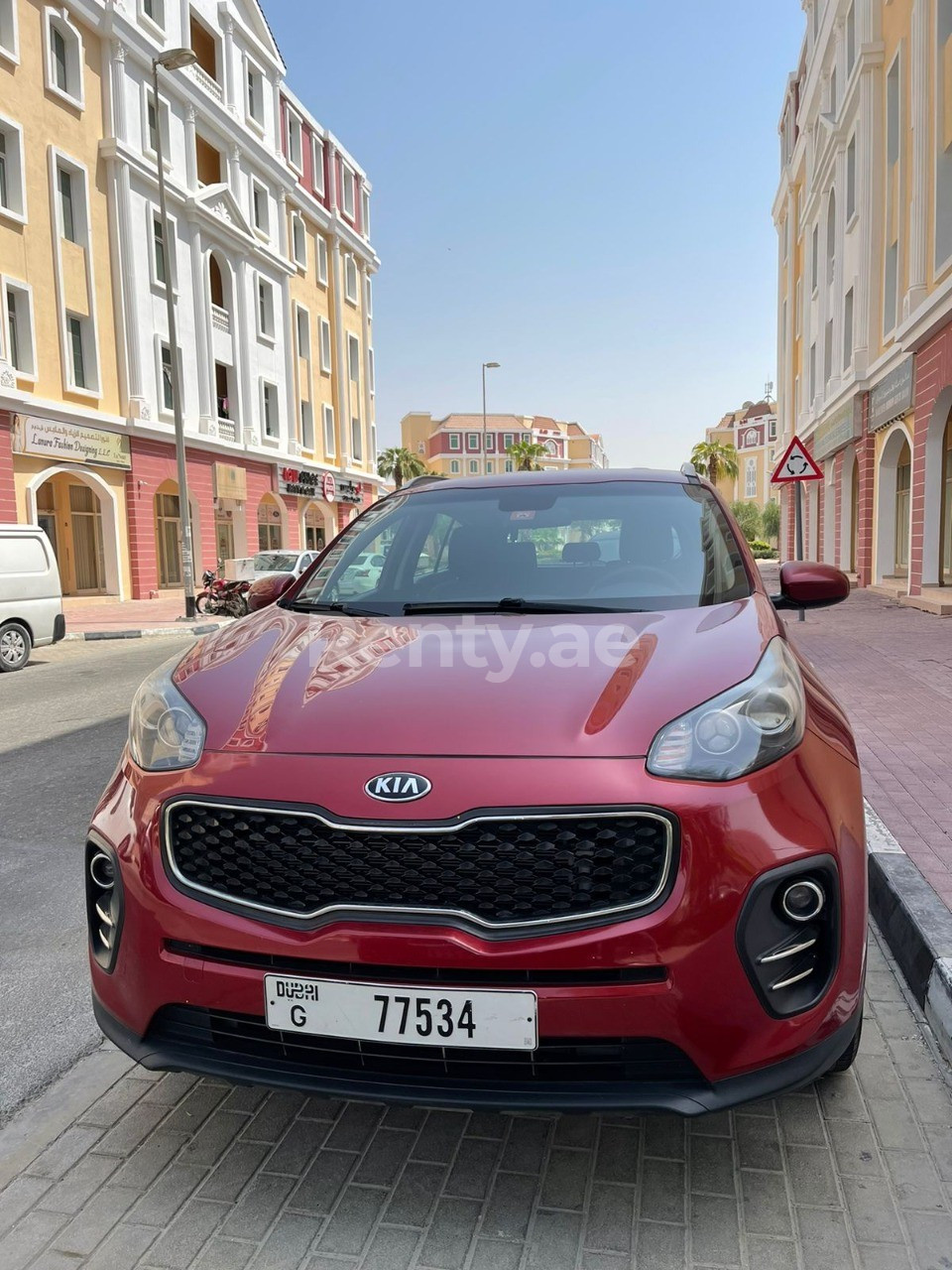 Rent a KIA Sportage (Red), 2016 ID-04627, in Dubai - Renty.ae