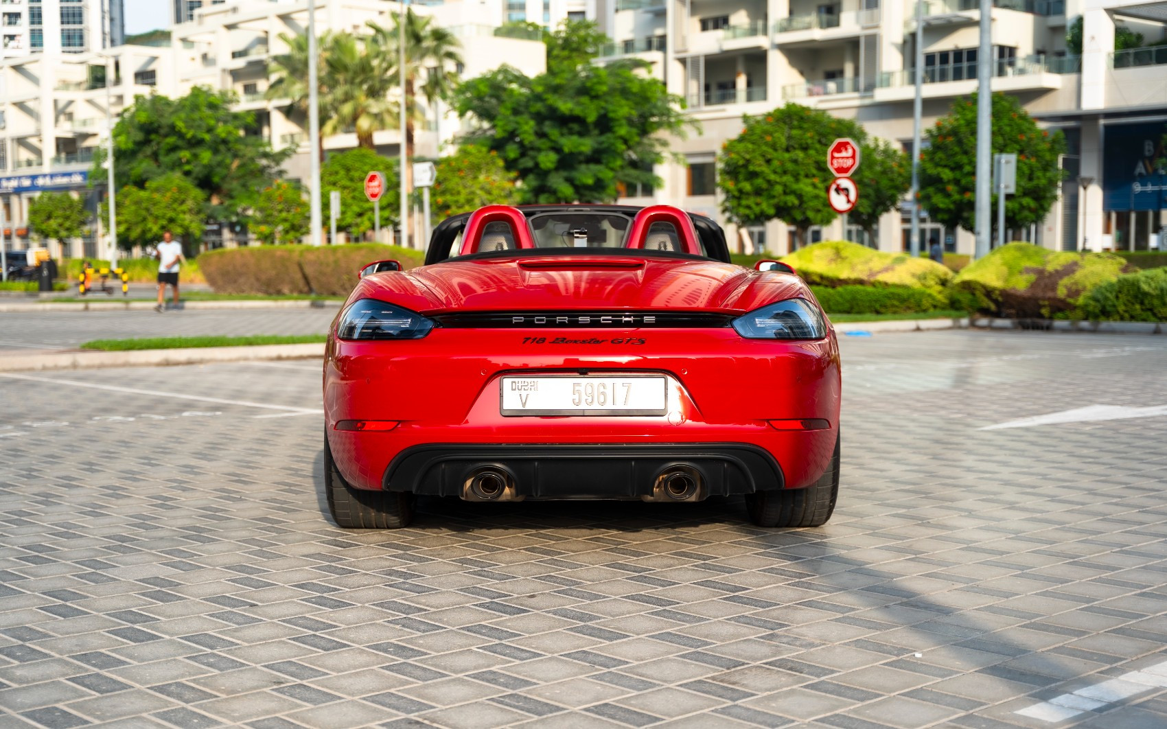 Rent a Porsche Boxster GTS 718 (Red), 2024 ID-06176, in Dubai - Renty.ae