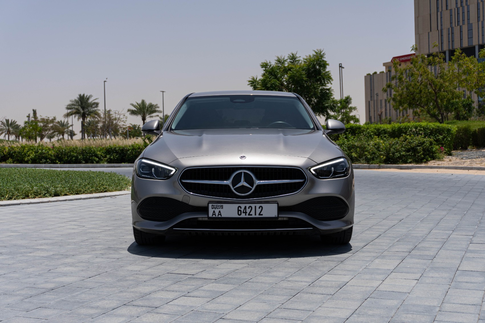 Rent a Mercedes C200 (Silver), 2022 ID-05902, in Dubai - Renty.ae