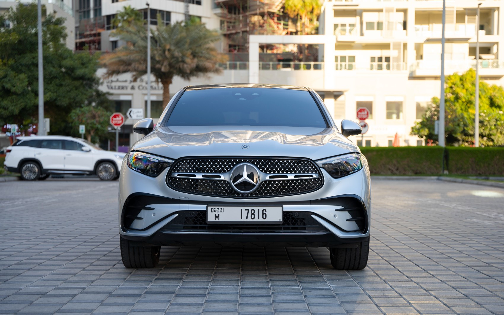 Rent a Mercedes GLC 300 (Silver), 2024 ID-06079, in Dubai - Renty.ae
