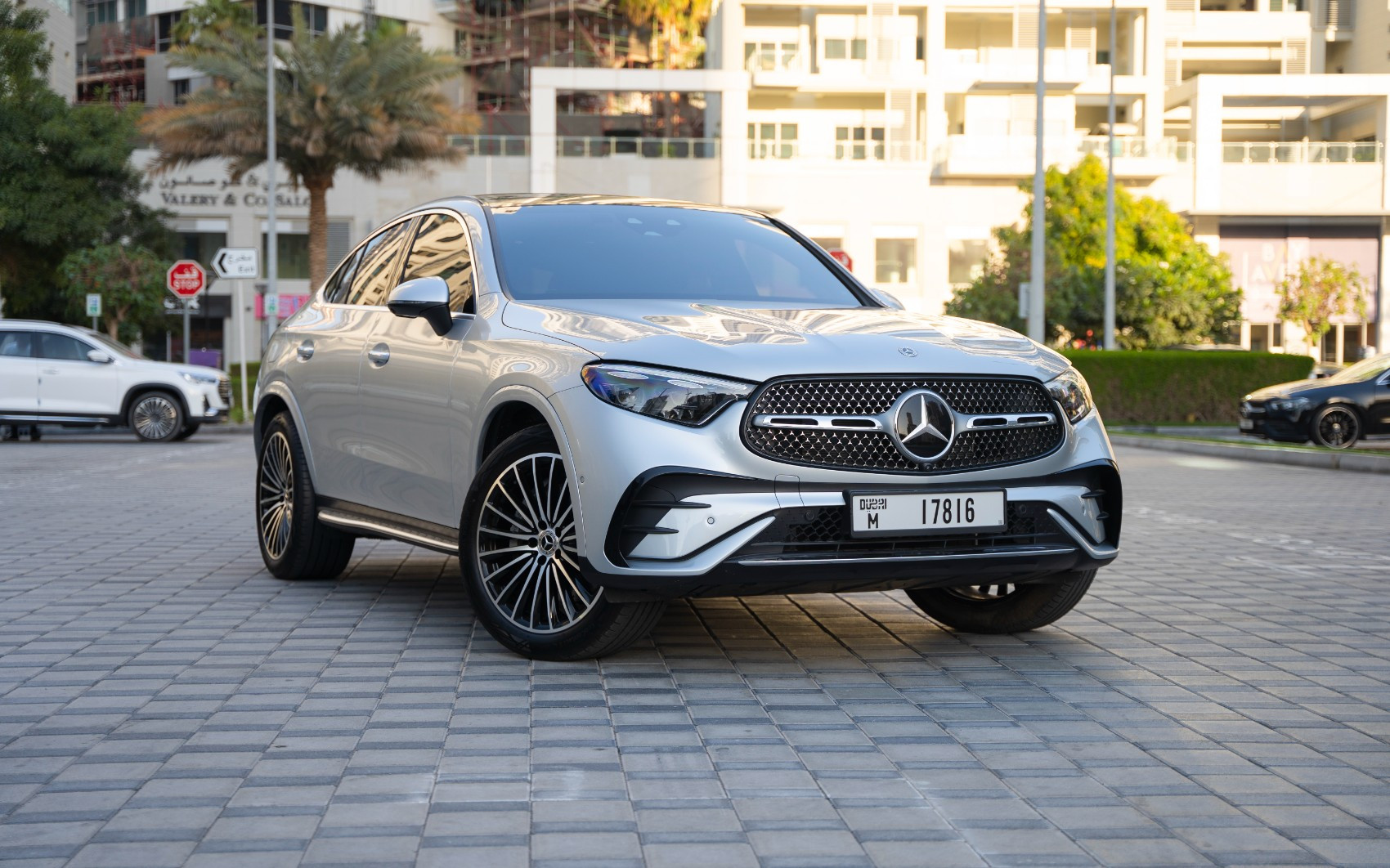 Rent a Mercedes GLC 300 (Silver), 2024 ID-06079, in Dubai - Renty.ae