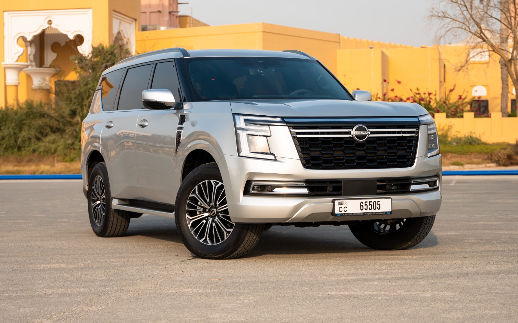 Rent a Nissan Patrol Platinum V6 (Silver), 2025 ID-06057, in Dubai ...