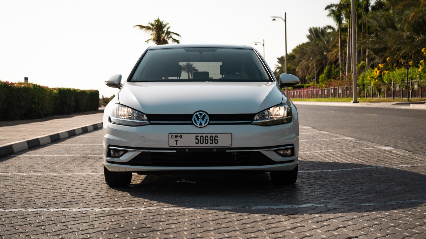 Rent a Volkswagen Golf (White), 2019 ID-05174, in Dubai - Renty.ae